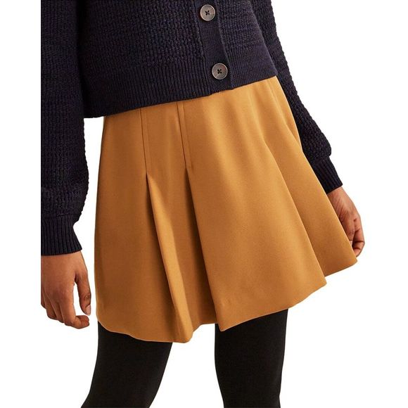 Boden | Skirts | Boden Pleated Crepe Mini Skirt | Poshmark